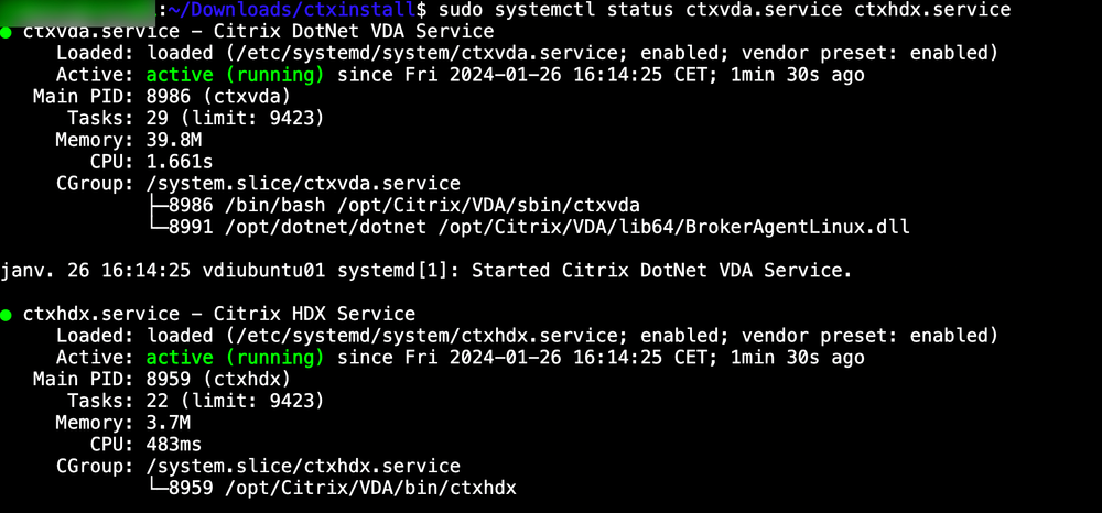 Ubuntu Citrix VDA installation with FAS enable