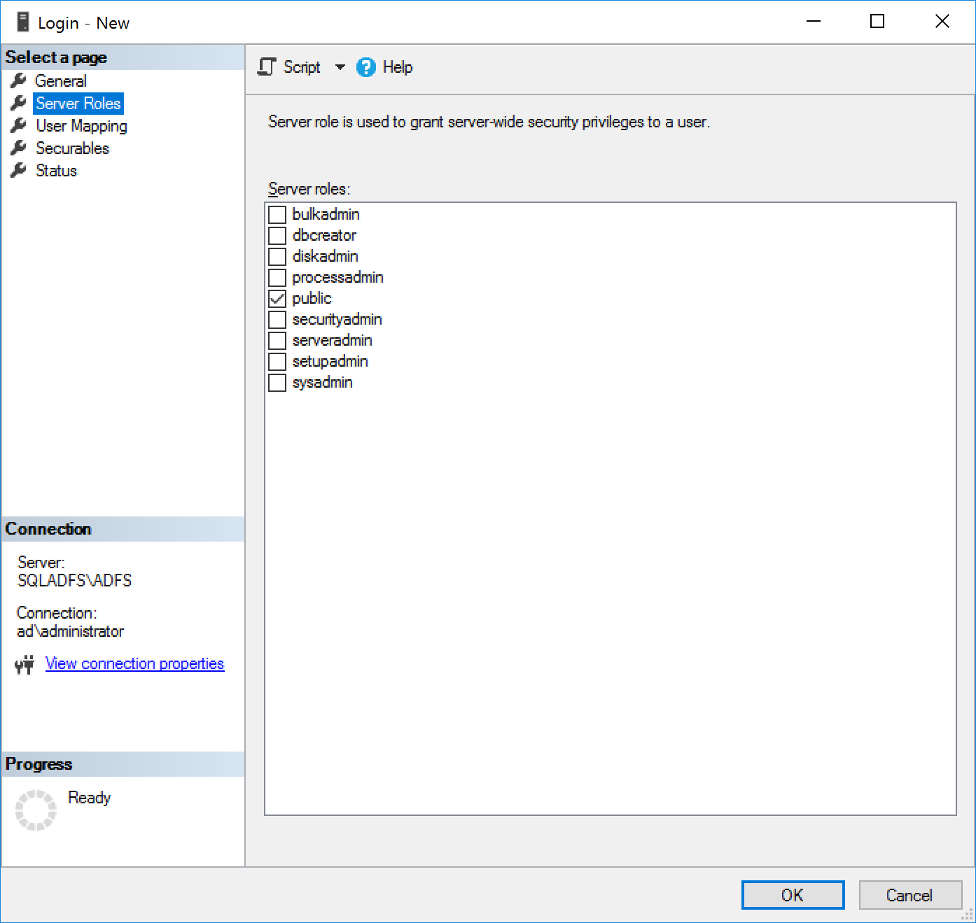 Migrate Adfs Configuration Database From Wid To Ms Sql