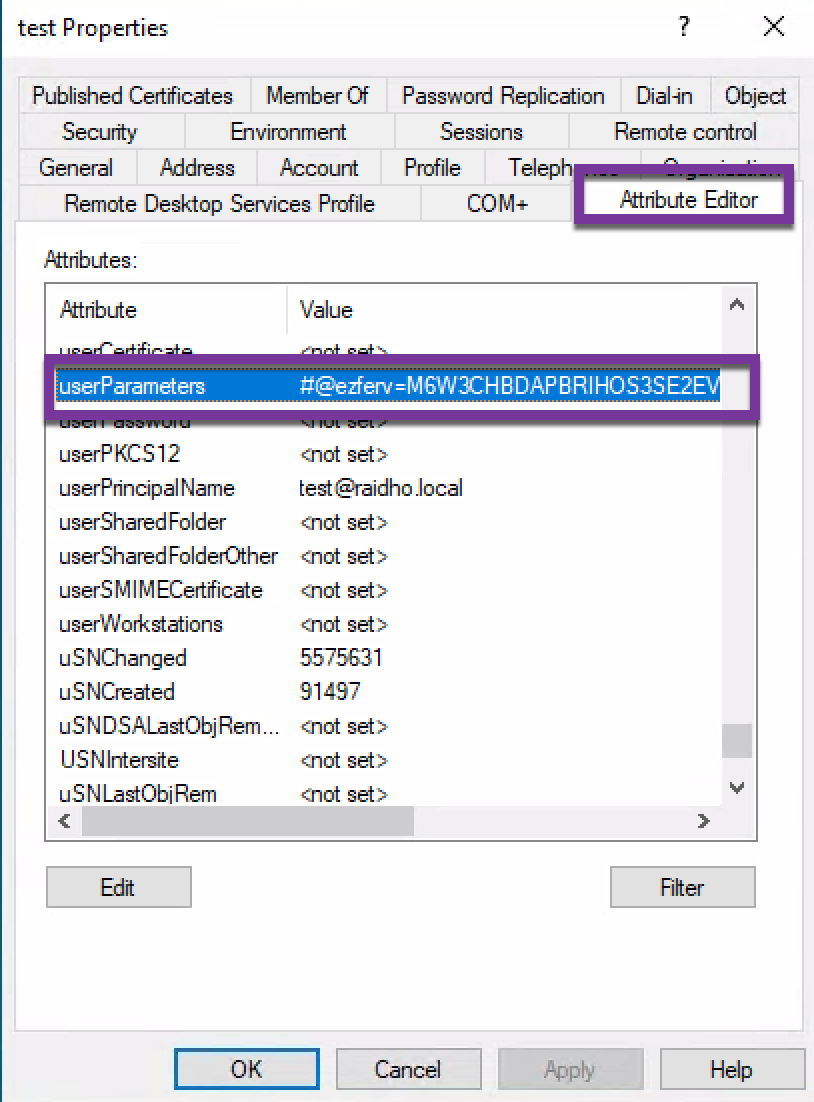 Netscaler native OTP Active Directory account delegation